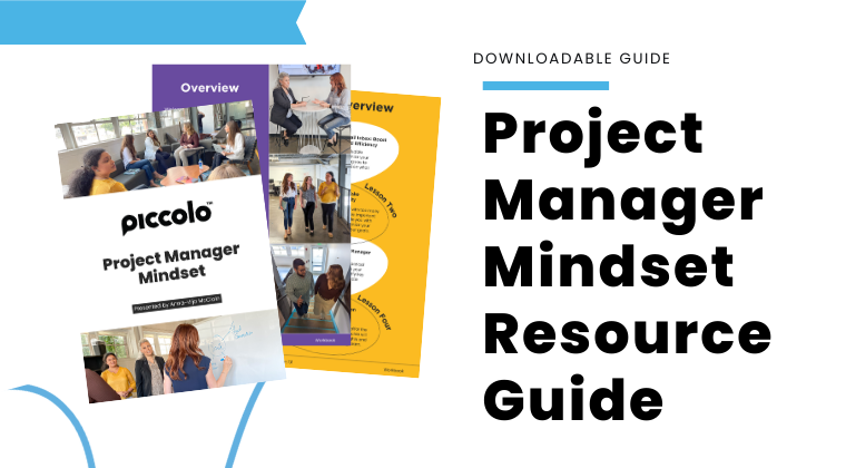 Project Manager Mindset: Course/Resource Bundle - Piccolo Solutions